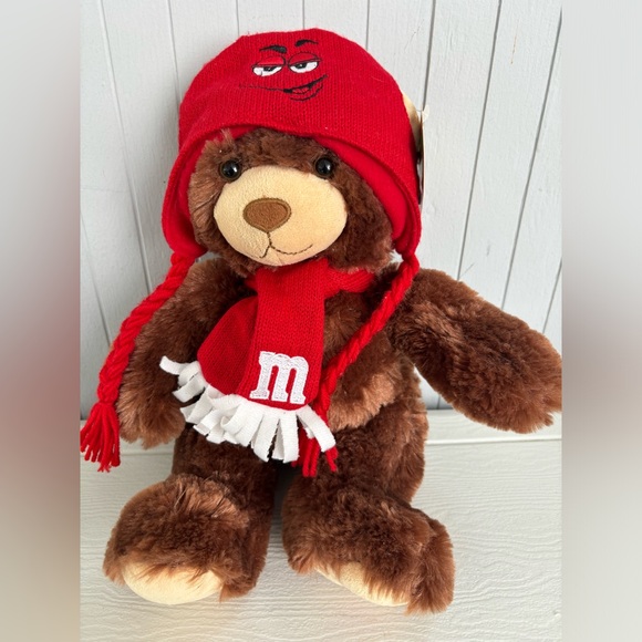 M&M'S | Toys | New Mms World Bear Plush Stuffed Animal Toy 4 Inch With ...